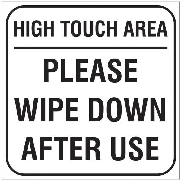 Covid 19 High Touch Area Safety Sihn